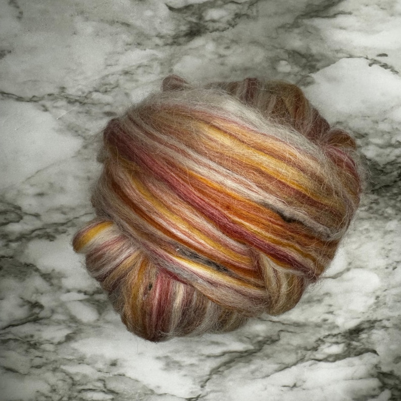 Dusty Raven Berry Merino Alpaca BFL Viscose Combed Top Fiber Spinning ...