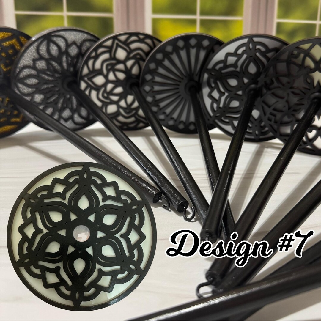 Drop Spindle Kit With Fiber - Design #7: Top or Bottom Whorl, Learn to ...