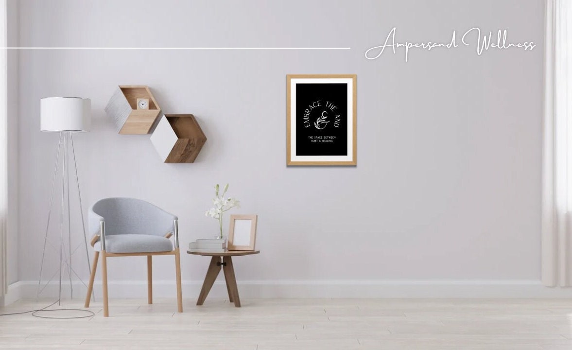 Therapy Office Wall Art | Office Decor | Sobriety Gifts | Sobriety Wall ...