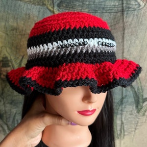 Atlanta Falcons Handmade Crochet Bucket Hat - Etsy
