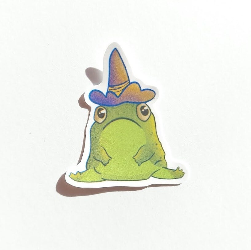 Baby Loveland Frogman Sticker Cute Frog Sticker Baby Frog Sticker Witch ...