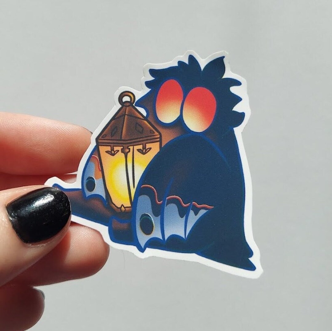 Baby Mothman Sticker | Moth Sticker | Cryptid Sticker | Spooky Sticker ...