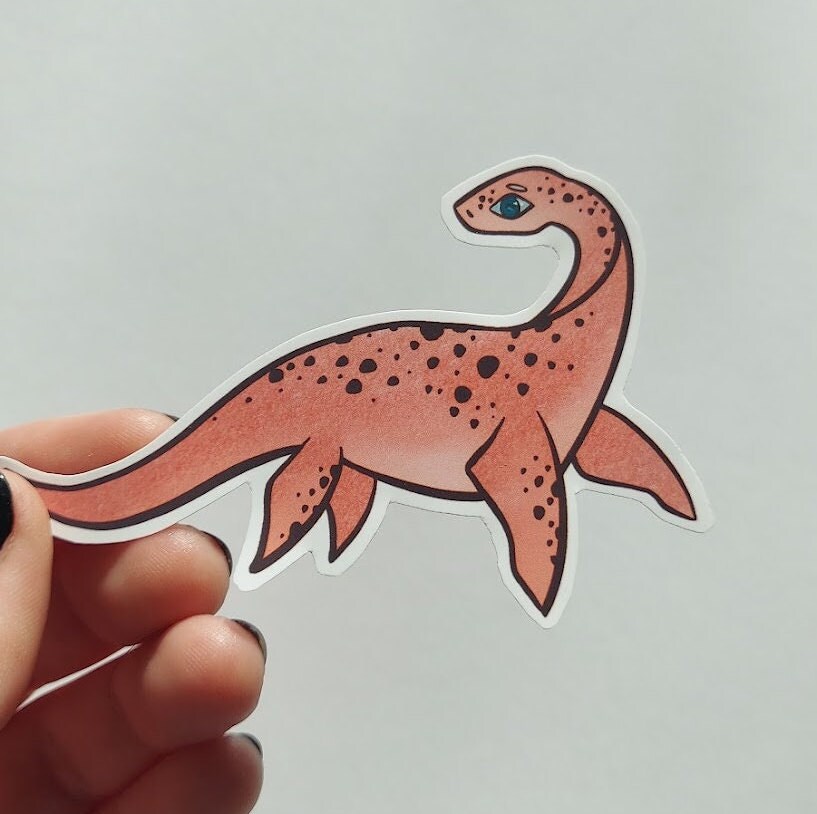 Loch Ness Monster Sticker Nessie Sticker Loch Ness Monster Cute Nessie ...