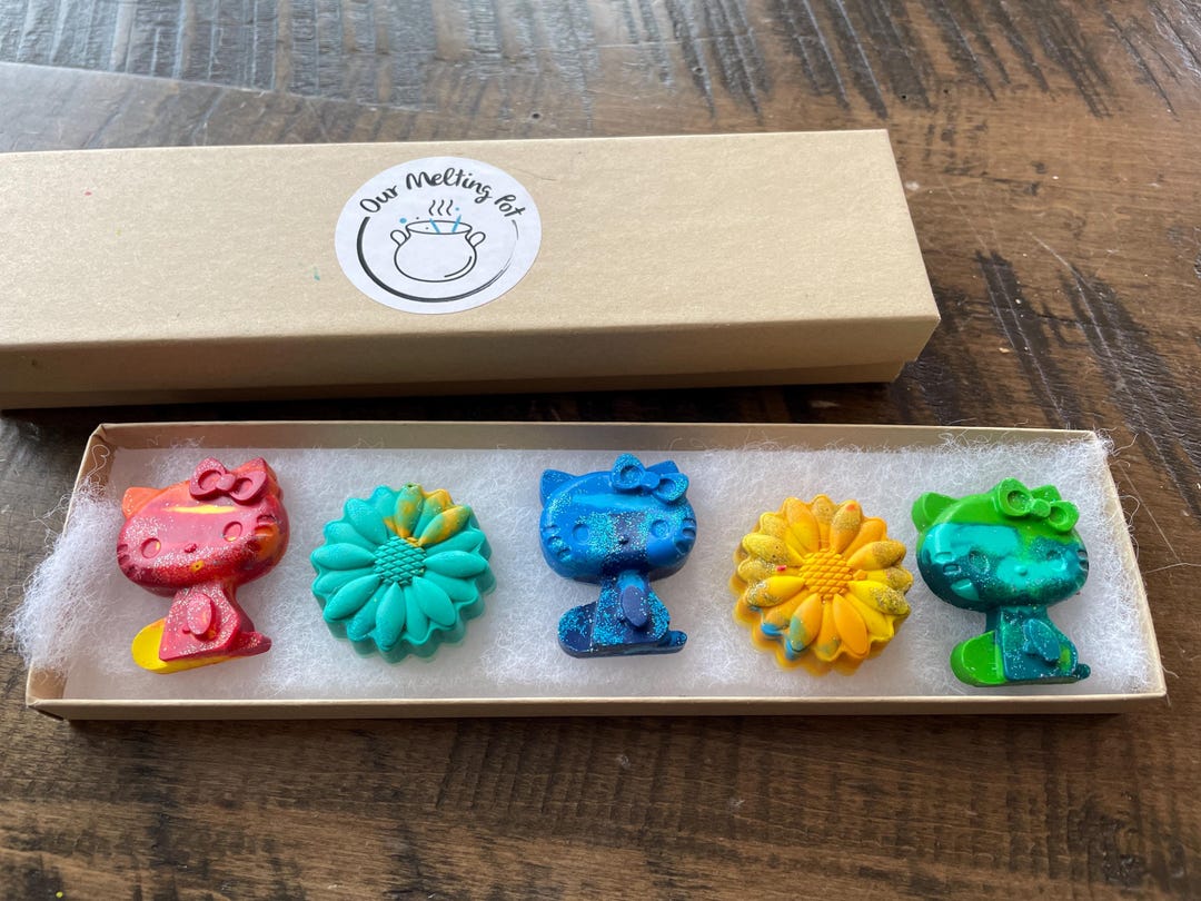 Kitty Crayons - Cat Crayons - Perfect Gifts for Kids - Birthdays, Loot ...