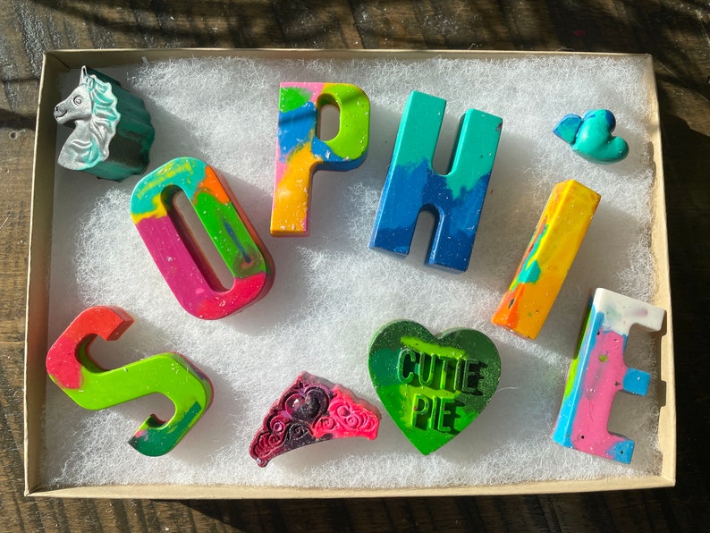 Name Crayons - Kids Personalized Name Set - Birthday - Gifts for Kids ...