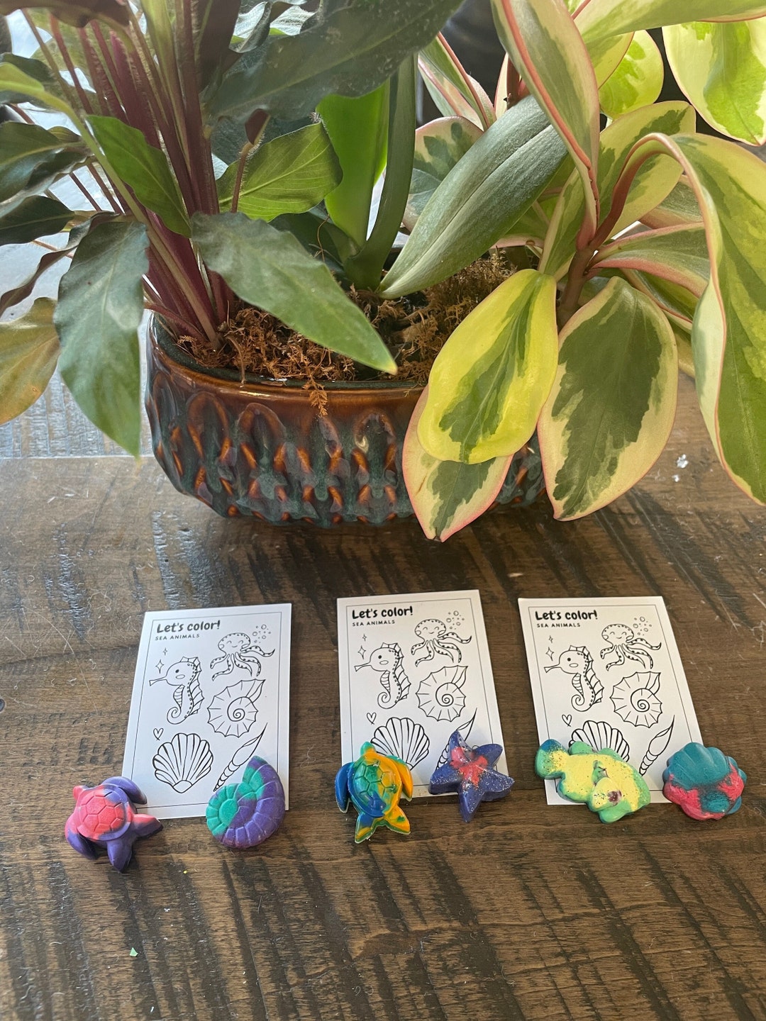 Fish & Turtle Crayons - Perfect Gifts for Kids/toddlers - Birthdays ...