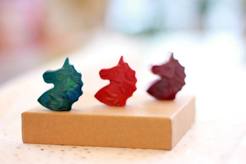 Handmade Unicorn Crayon Set | Non-toxic, Kids Party Favor - Etsy
