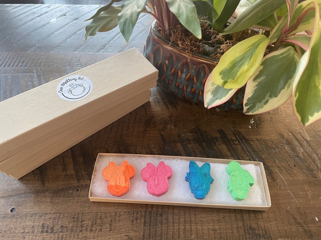 Mickey Mouse Crayons - Set of 4, Kids Party Favors - Etsy