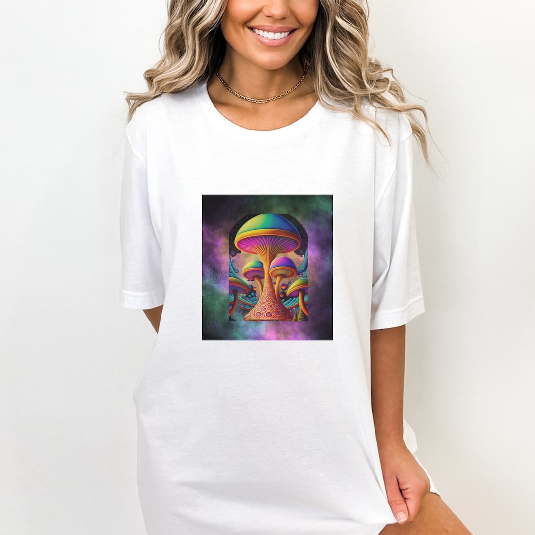 Trippy Mushroom Shirt, Psychedelic Shirts, Psychedelic Gifts, Fungi ...