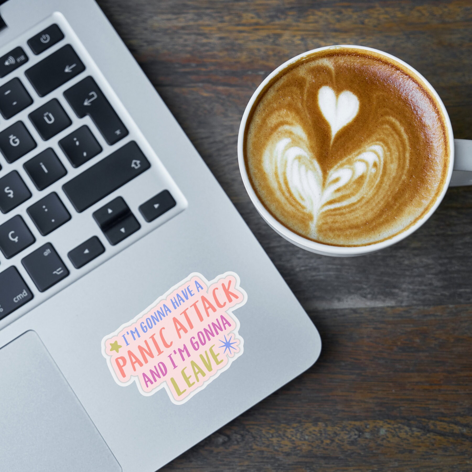 Pedro Pascal Quote Sticker, Anxiety Quote, Panic Attack Sticker ...