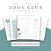Ultimate Book Club Starter Kit | Digital and Printable Kit | Book Lover ...