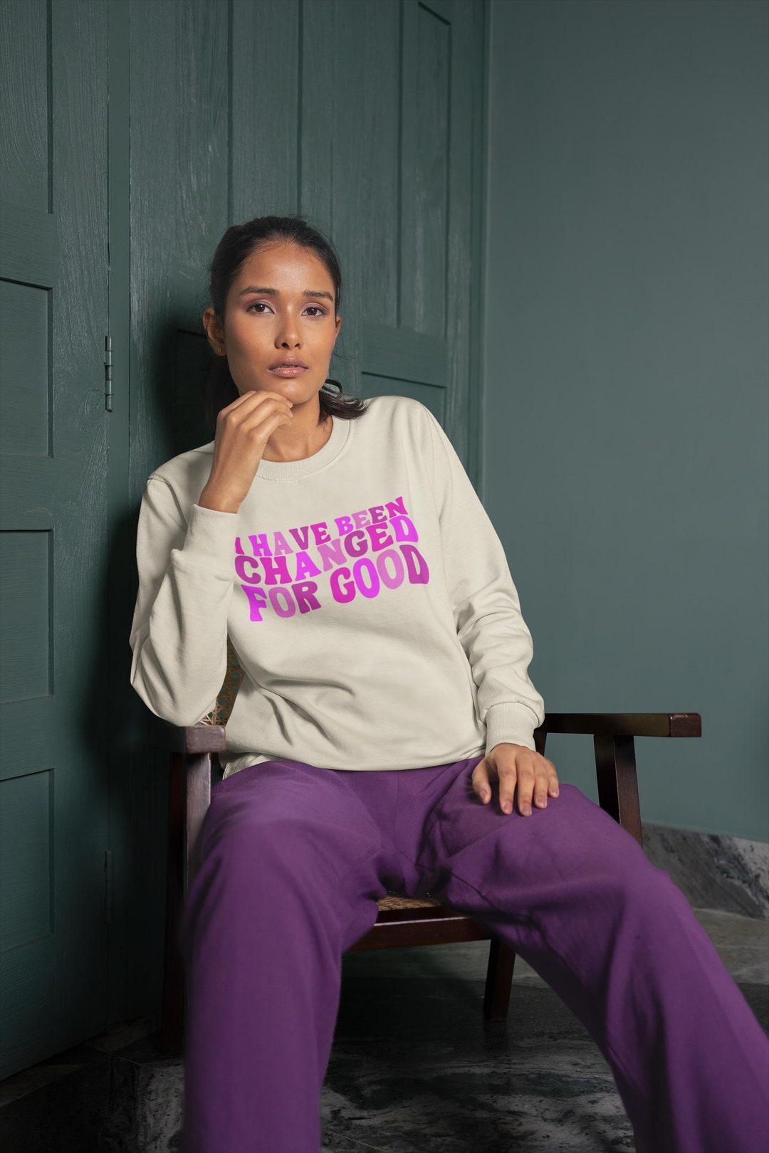 Wicked the Musical Elphaba Glinda Sweatshirt Sweater Jumper, Theater ...