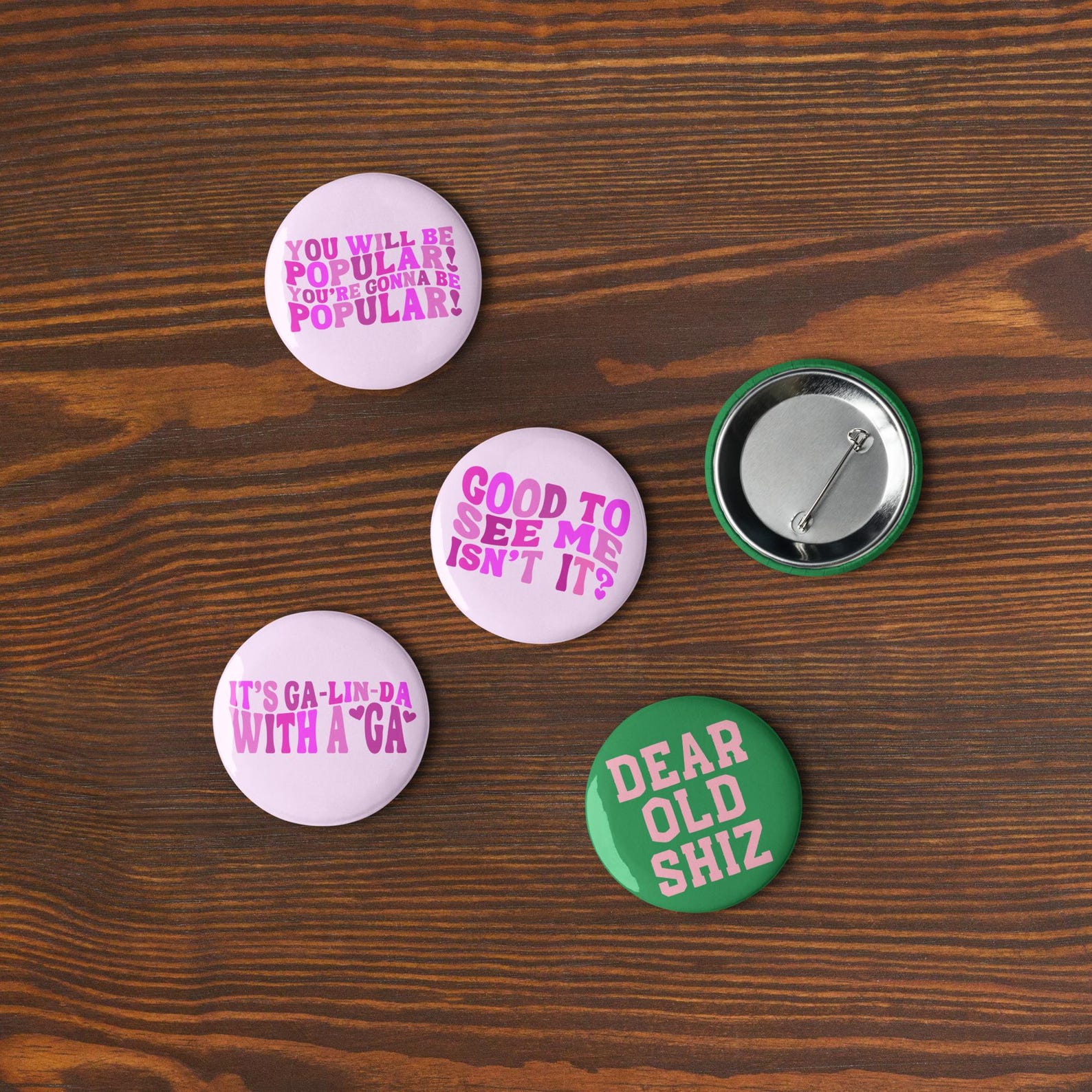 Shiz University Wicked Birthday Gift for Daughter, Button Pin, Wicked Musical Movie Theater ...
