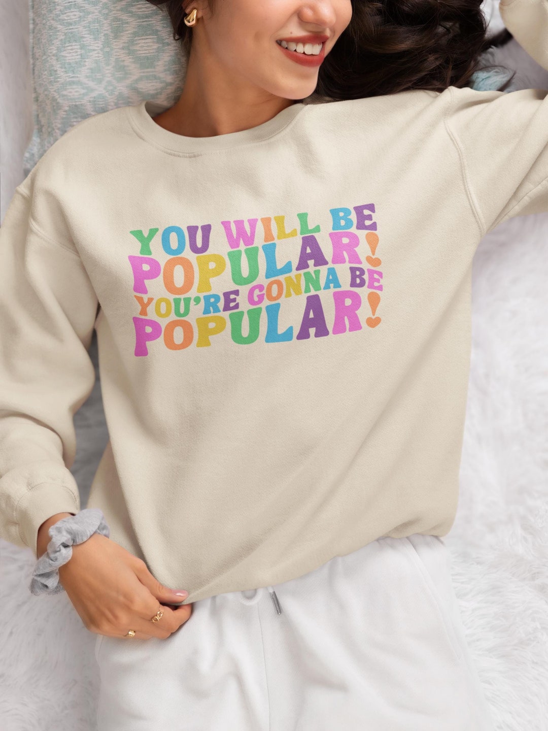 Wicked the Musical Elphaba Glinda Sweatshirt Sweater Jumper, Theater ...