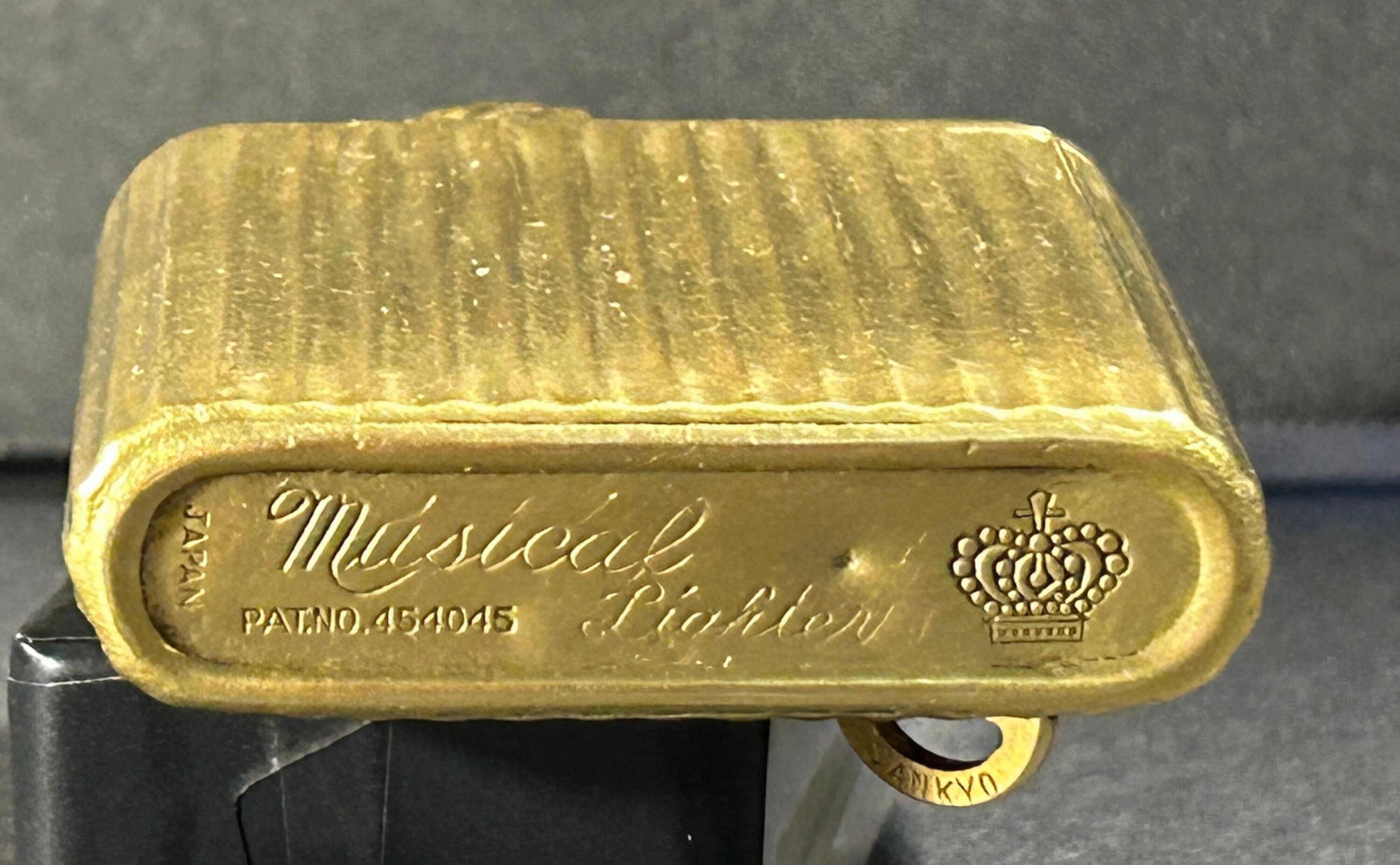 Crown Musical Lighter-gold-plated-vintage - Etsy