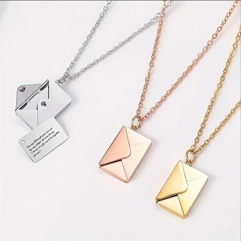 Secret Note Necklace - Etsy