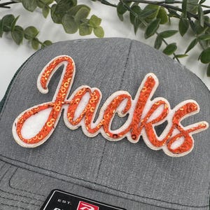 Custom 10.5” Mascot Sequin Iron-on Shirt Applique Patch - Etsy