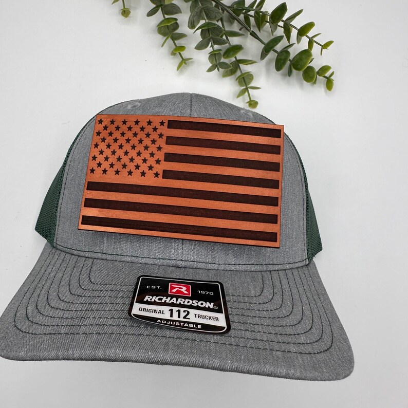 American Flag Leather Patch, Giant Size - Etsy