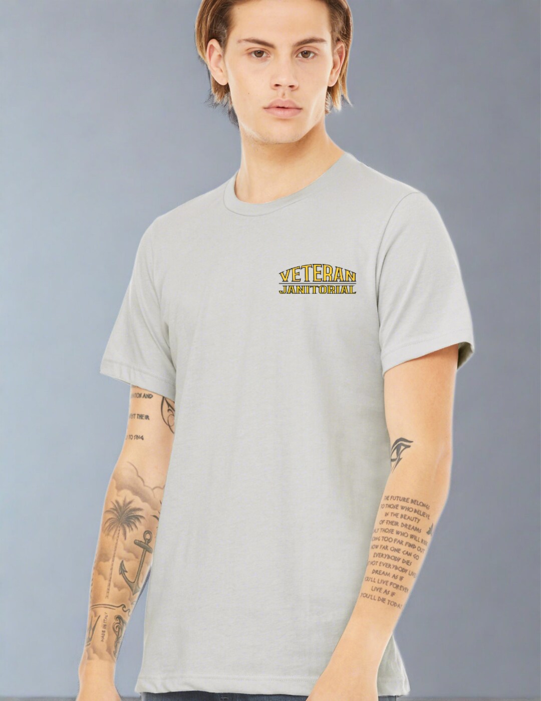 Logo Tee-shirt - Full Color Back and Chest Logo - Etsy