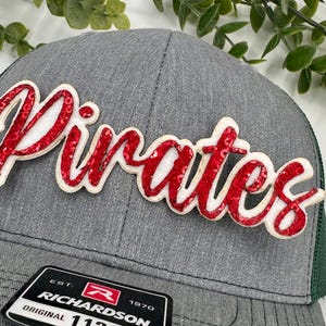 Custom Mascot Sequin Iron-on Patch - Etsy