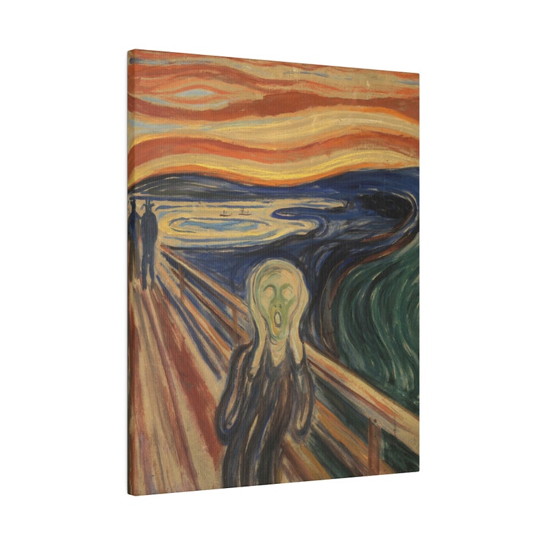 Edvard Munch the Scream, Edvard Munch Canvas, Edvard Munch Wall Art ...
