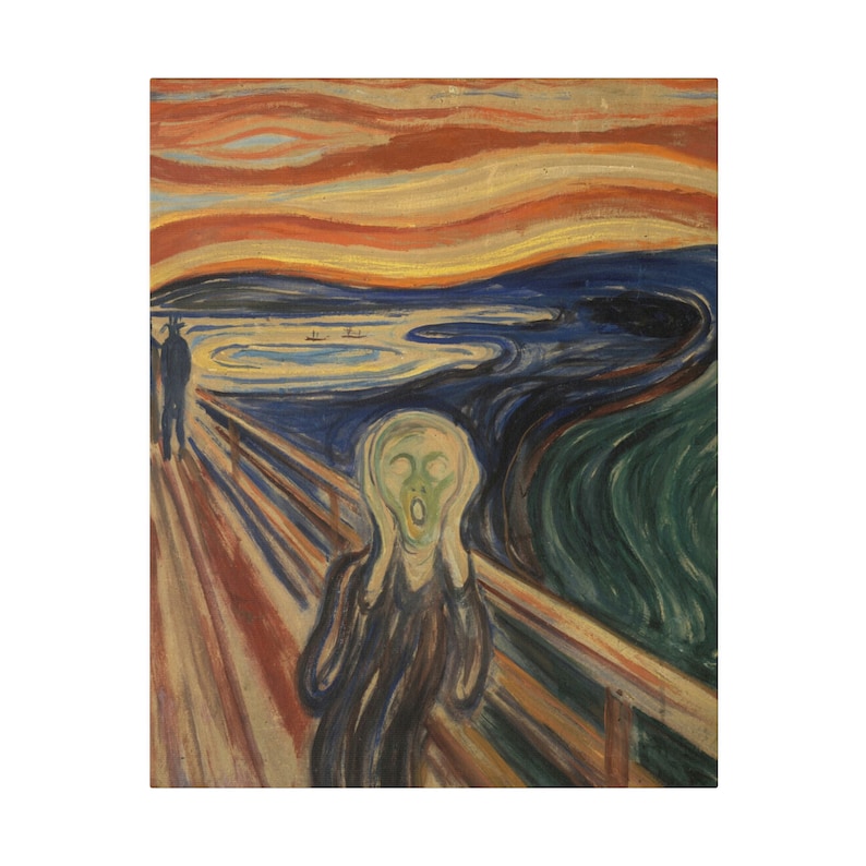Edvard Munch the Scream, Edvard Munch Canvas, Edvard Munch Wall Art ...