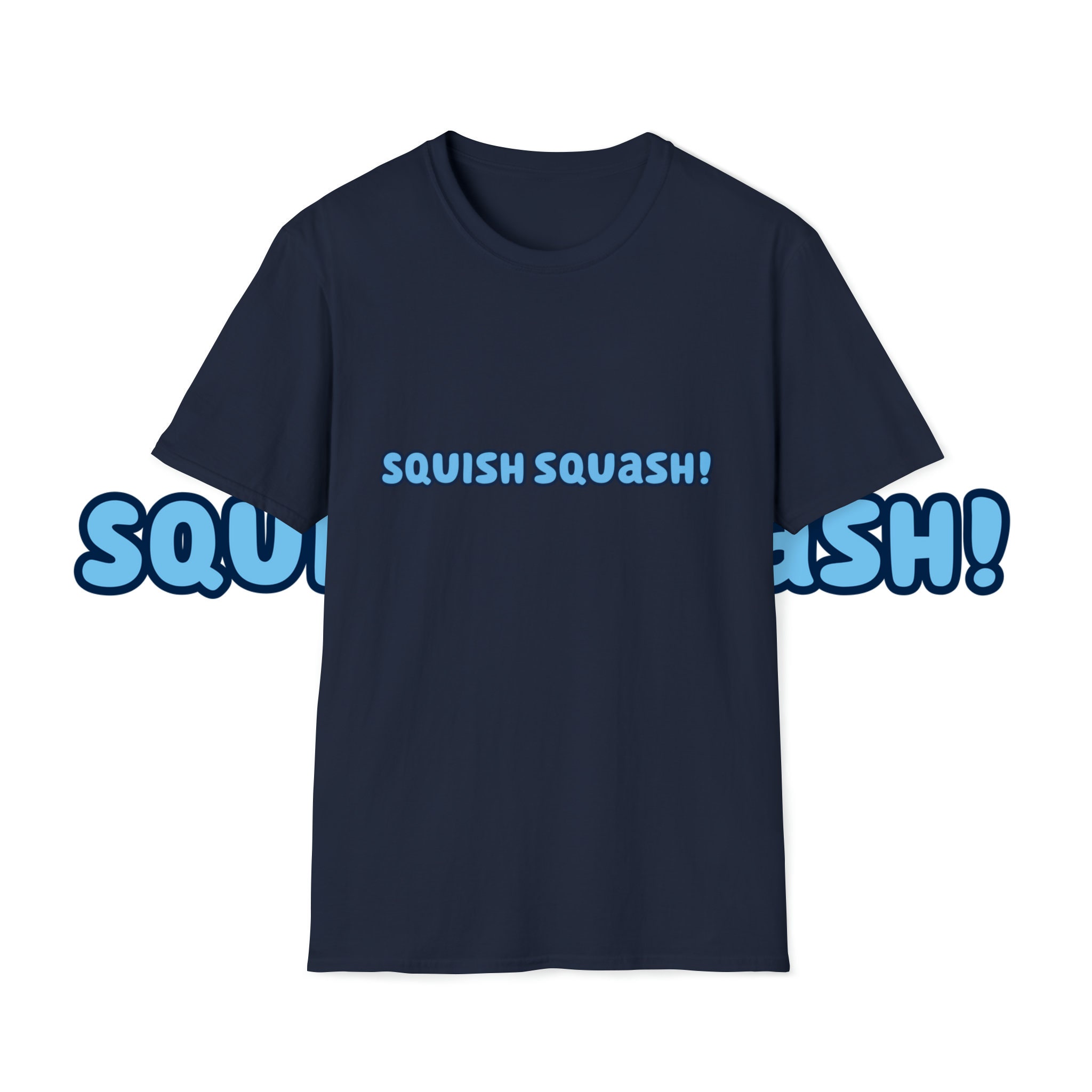 Bluey Inspired Dad Bandit Squish Squash Quote Unisex Soft - Etsy
