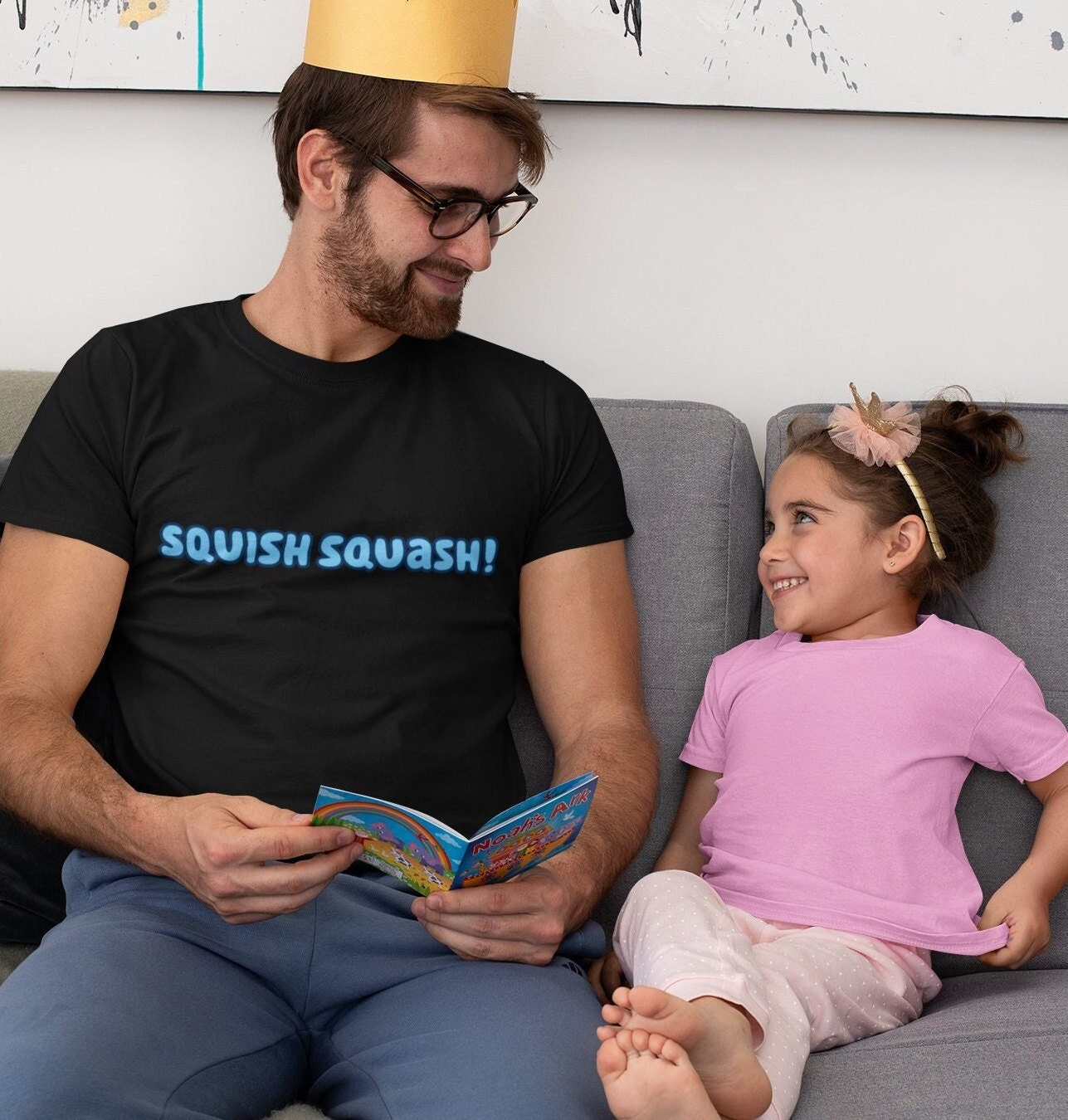 Bluey Inspired Dad Bandit Squish Squash Quote Unisex Soft - Etsy