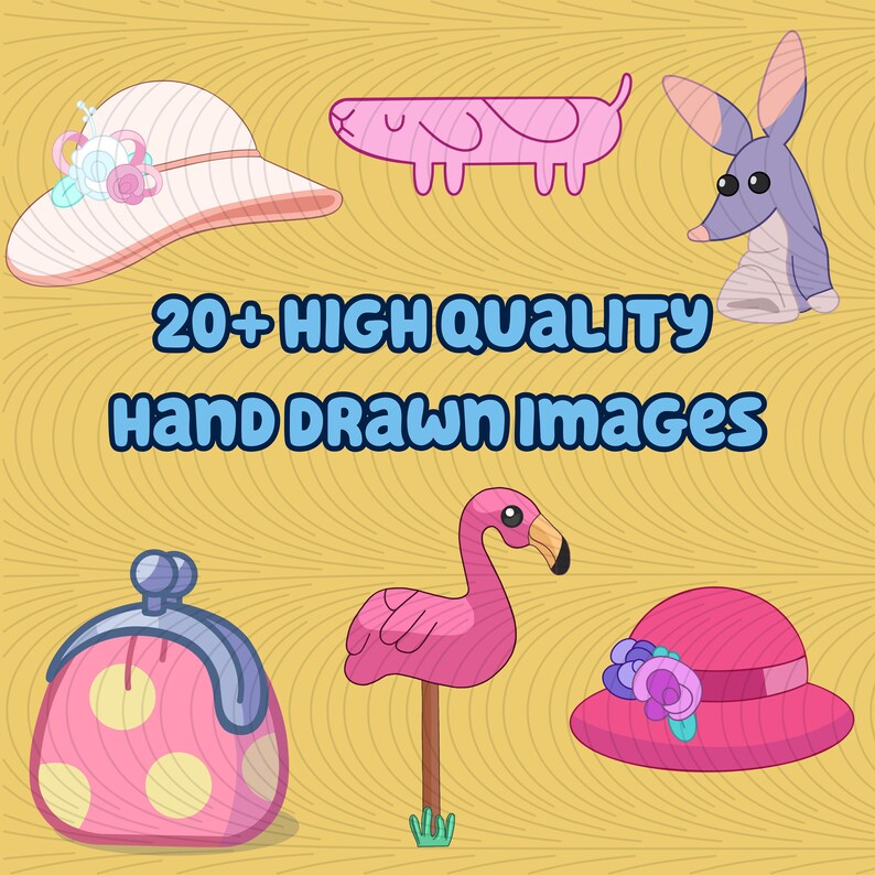 Toys of Bluey SVG - PNG - JPG Bundle- Bluey Toys & Object Images- Bluey ...