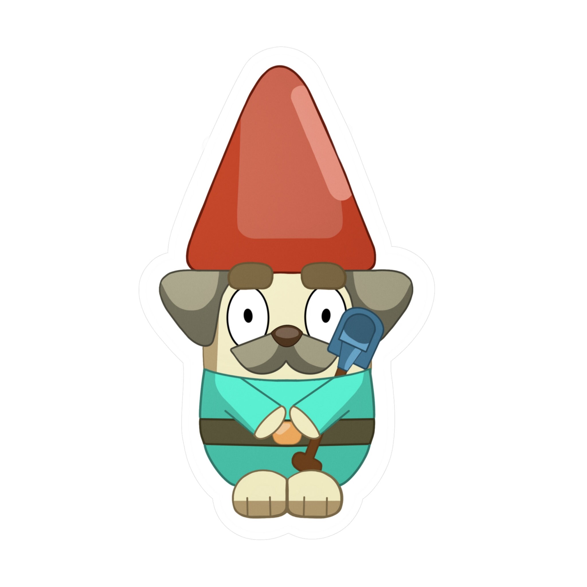 Bluey Inspired Hecuba Gnome Kiss-cut Vinyl Decals Mum Dad - Etsy