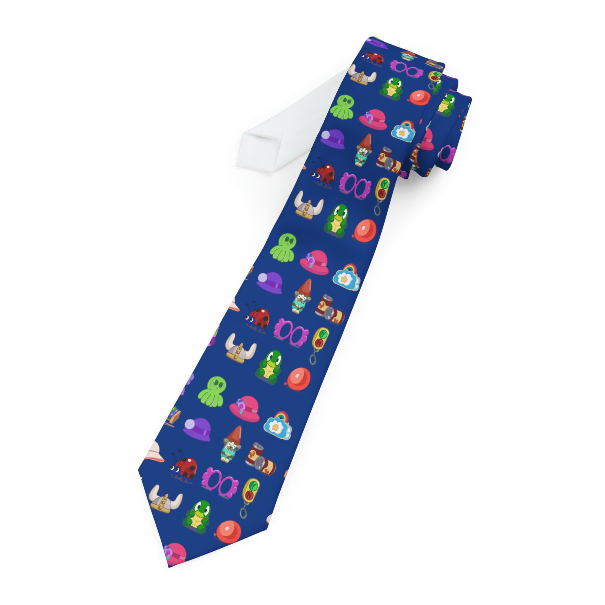 Bluey Inspired Dad Necktie Toys & Icons- Bluey Dad Tie- Bluey Adult ...