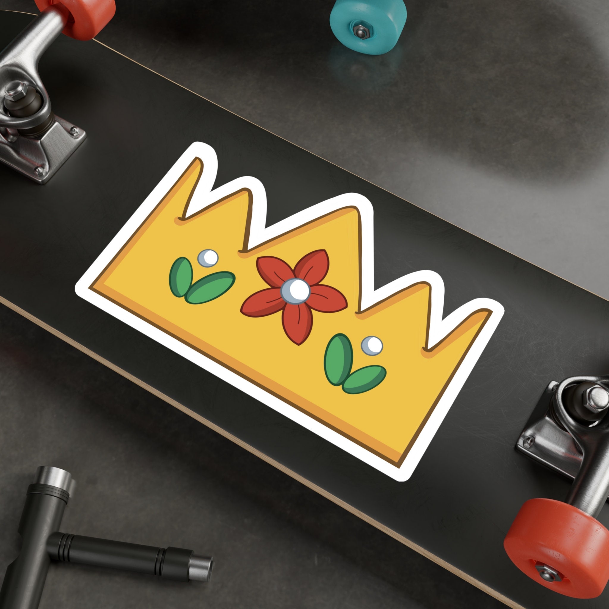 Bluey Inspired Queen Crown Kiss-cut Vinyl Decals Bluey Birthday ...