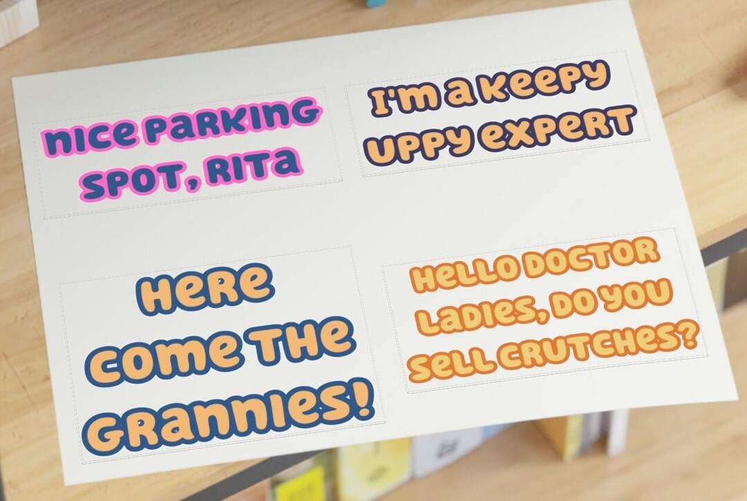 Bluey Inspired Quote Sticker Sheets Bluey Birthday Decorations Bluey ...