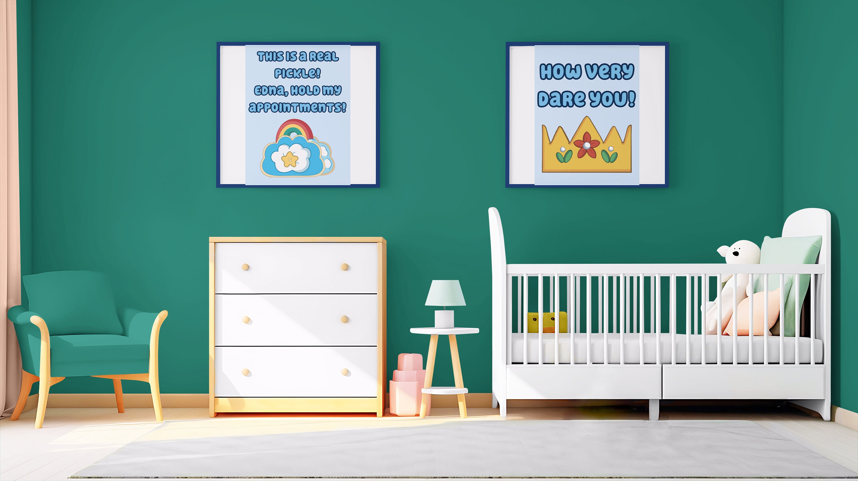 Bluey Inspired Season 1 Quote Digital Posters 30 Wall Posters Playroom ...
