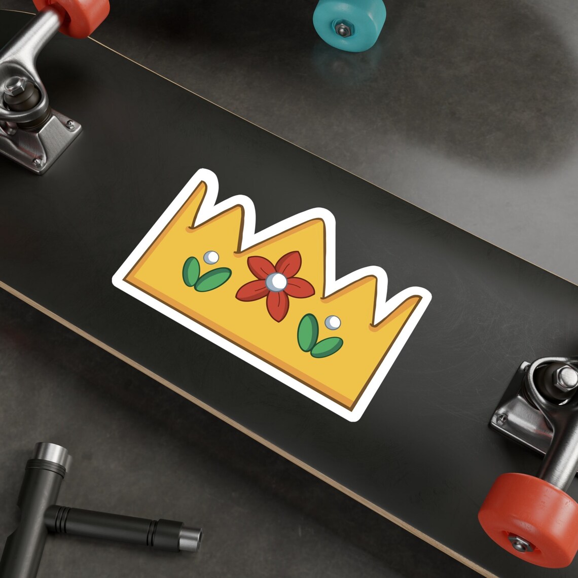 Bluey Inspired Queen Crown Kiss-cut Vinyl Decals Bluey Birthday ...