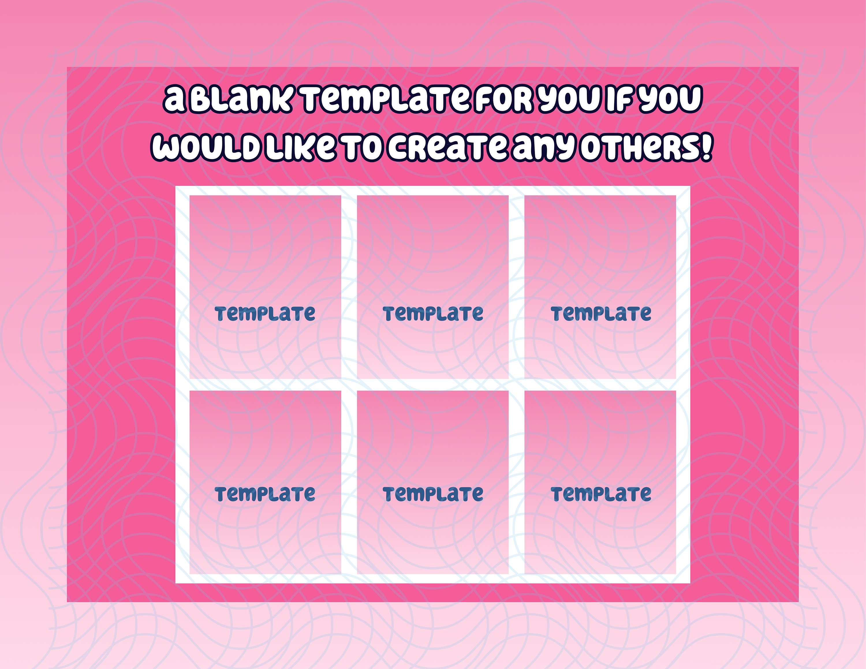 Bluey Unique Party Favor Labels Pink Theme 50 Pages Canva Template ...