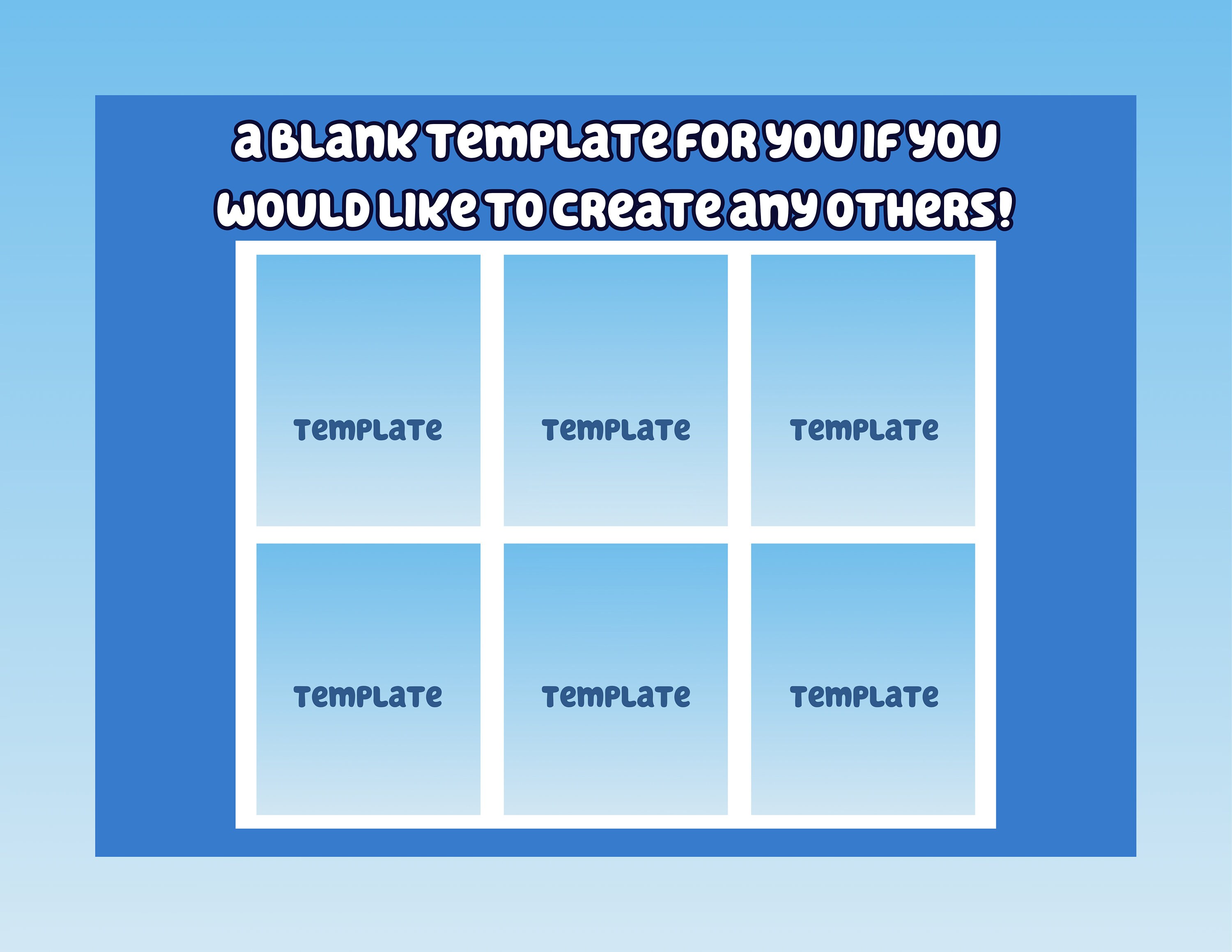 Bluey Unique Party Favor Labels 50 Pages Canva Template Bluey SVG PNG ...