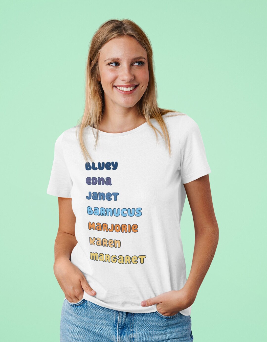 Bluey Inspired Bluey List of Nicknames Unisex Soft Style - Etsy Australia