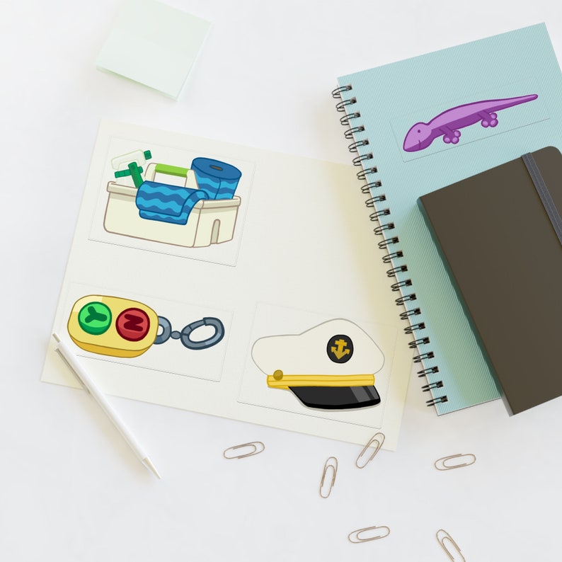 Bluey Inspired Episode Title Items Sticker Sheets Bluey Birthday ...