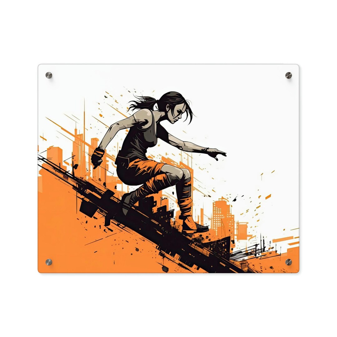 Lara Croft Acrylic Wall Art Panel - Etsy