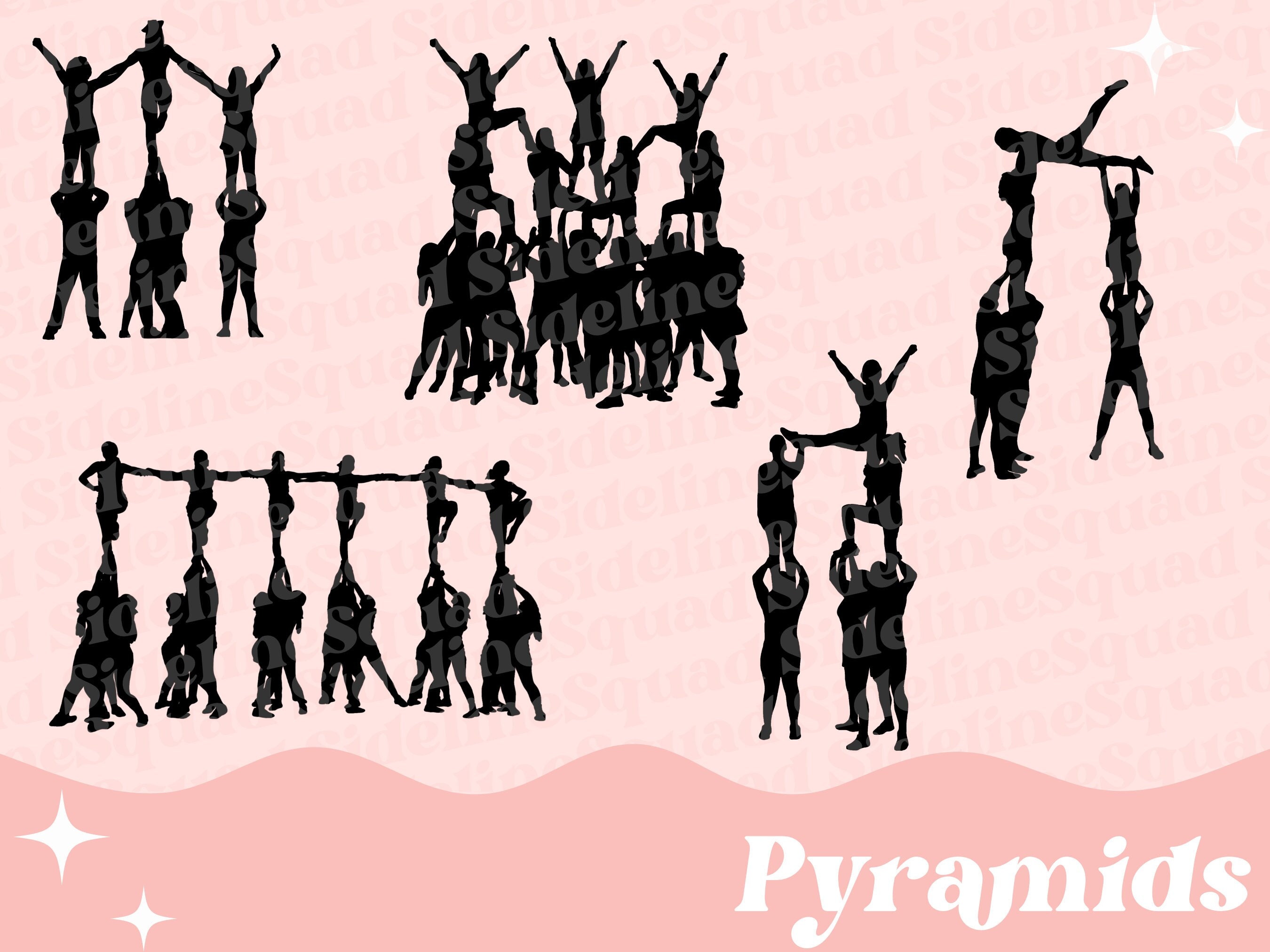 Cheerleading Stunts And Pyramids
