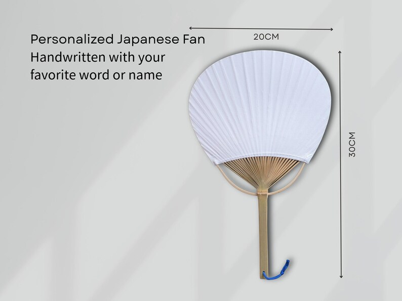 Personalized Japanese Calligraphy Uchiwa Fan, Custom Kanji - Etsy