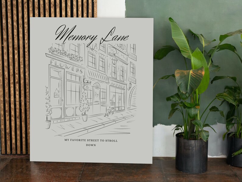 Stroll Down Memory Lane Png Memory Lane Art Png Digital Download ...