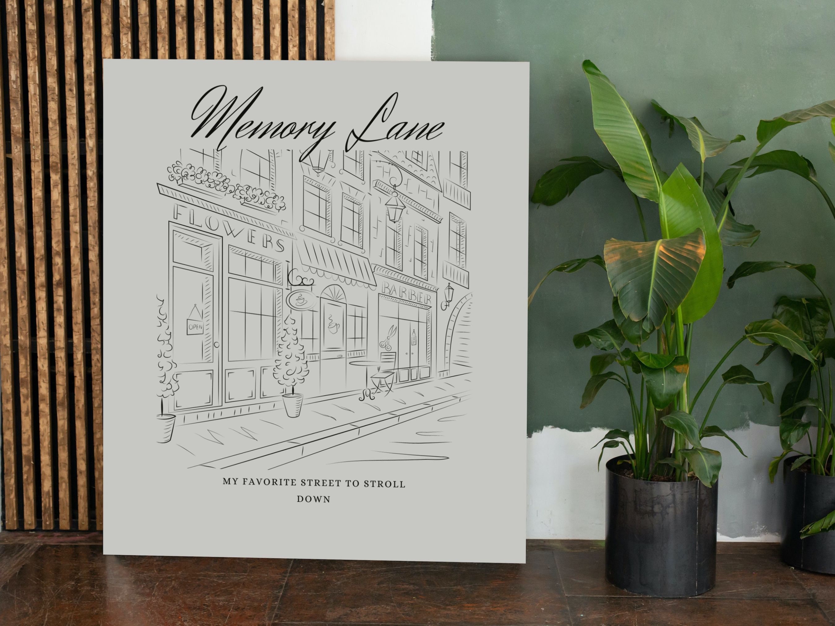 Stroll Down Memory Lane Png Memory Lane Art Png Digital Download ...