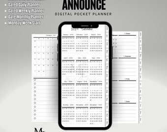 2024 Mobile, Cell Phone & Smartphone Colorful Digital Planner for ...