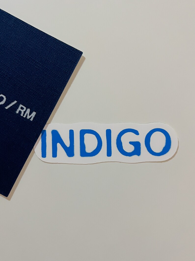 RM Indigo Album Sticker Logo Weatherproof - Etsy