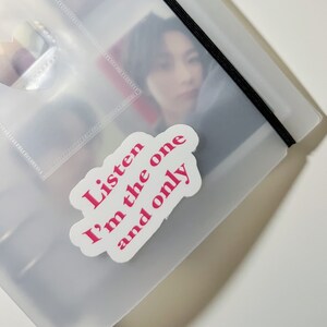 BOYNEXTDOOR One and Only Weatherproof and Waterproof Sticker - Etsy