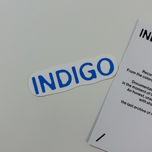 RM Indigo Album Sticker Logo Weatherproof - Etsy