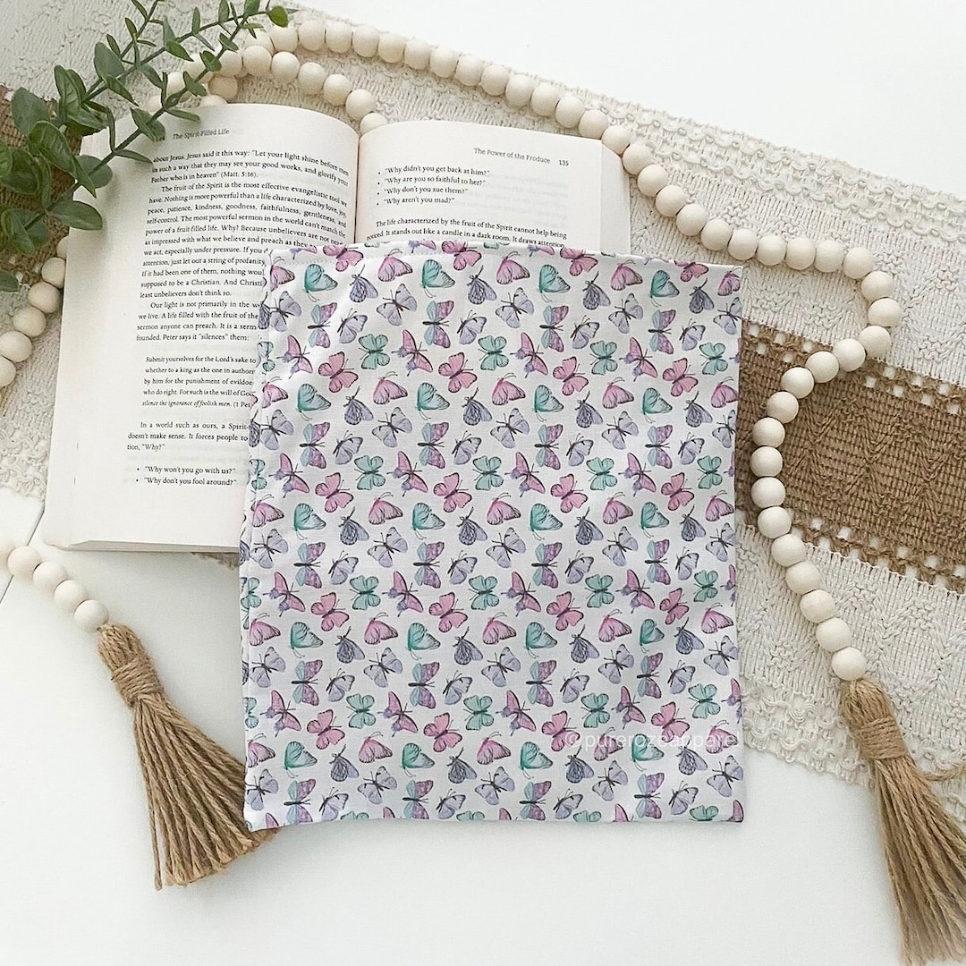 Butterflies Spring Feminine Booksleeve Cover Notebook Accessory Cover ...