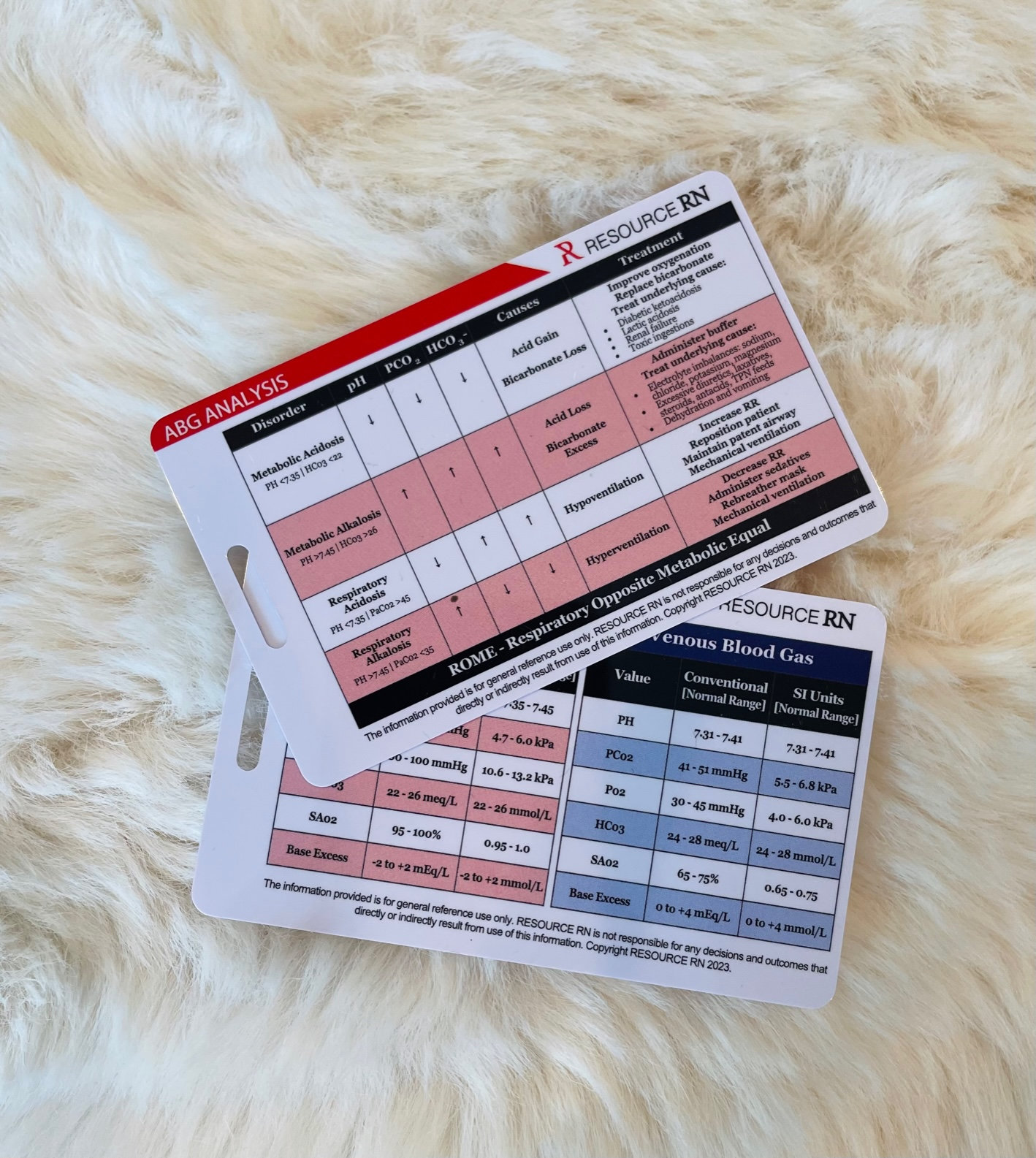 Arterial Blood Gas (ABG) VERTICAL Badge Card Pocket Guide - Etsy